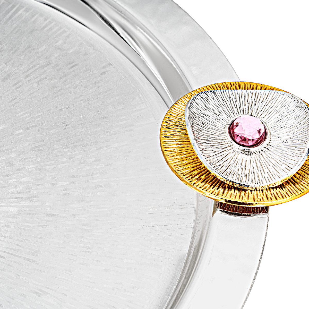Beliram Exclusives Silver Plated Round Platter