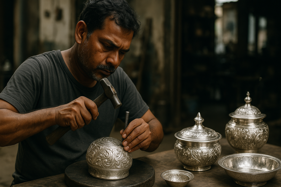 Beliram Exclusives Delhi Silver Plated Gifting Items since 1940s