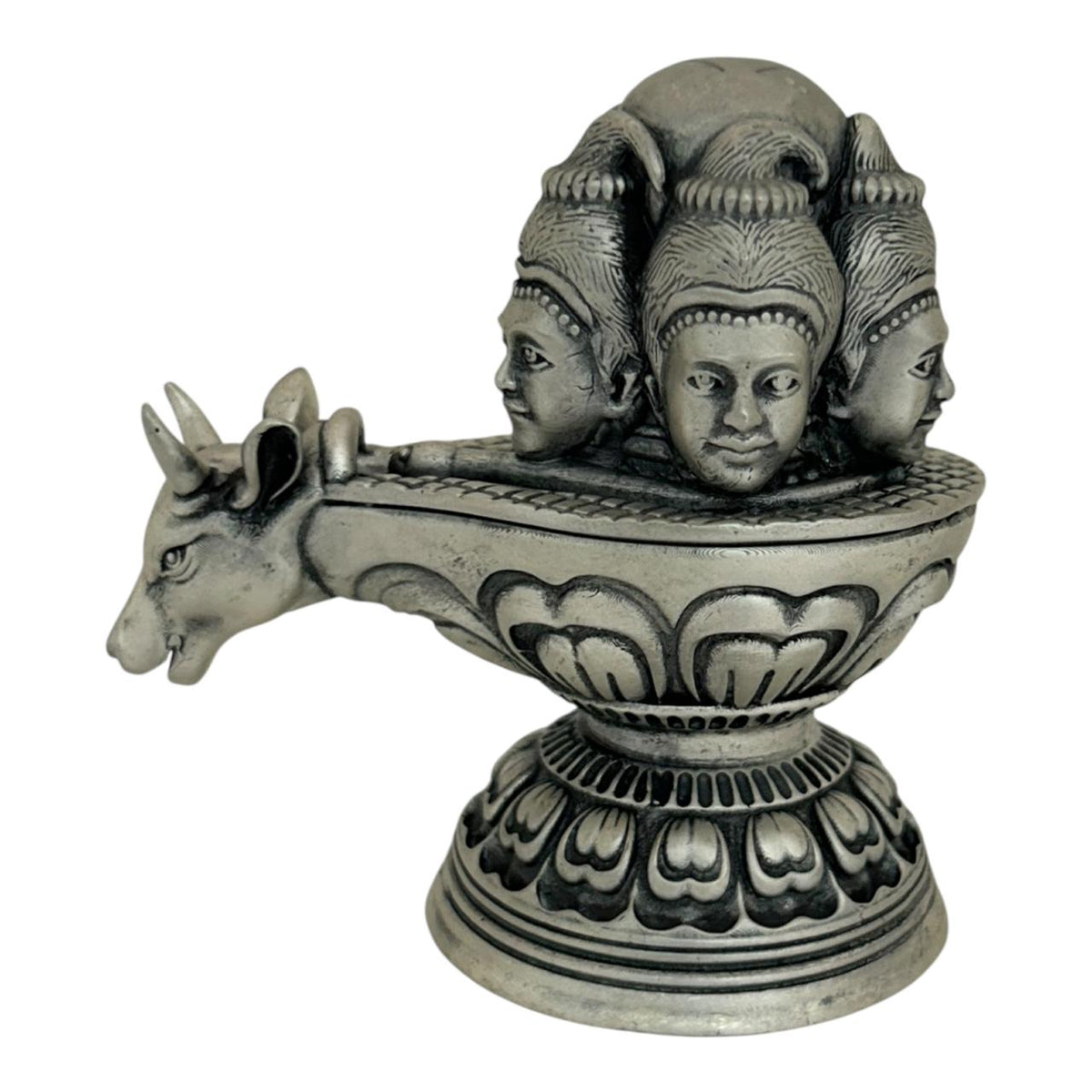 SHIVLING PURE SILVER STATUE 925 (ANTIQUE) – Beliram Exclusive